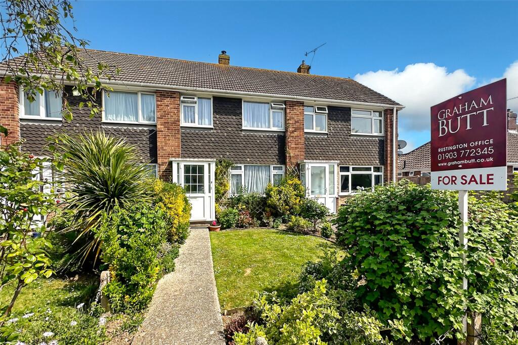2 bedroom terraced house for sale in Milton Avenue, Rustington ...