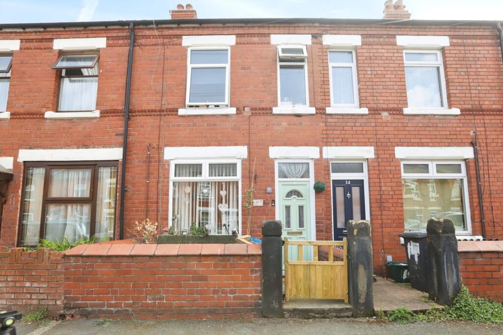 2 bedroom terraced house for sale in Edward Street, Wrexham, LL13