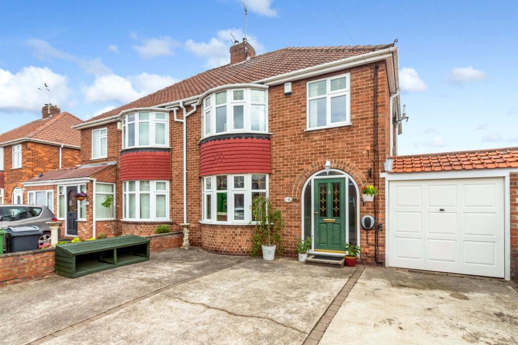 4 bedroom semi-detached house for sale in Rawcliffe Croft, York, North ...