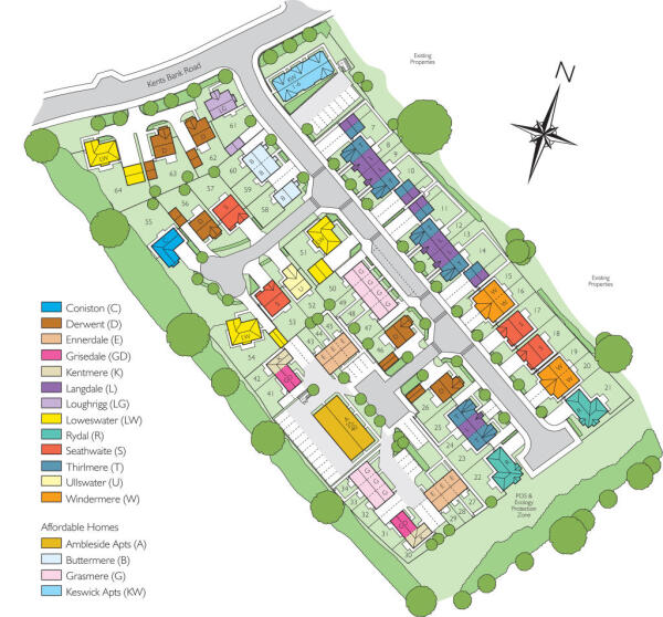 Shoreside New Homes Development by Wainhomes North West Ltd