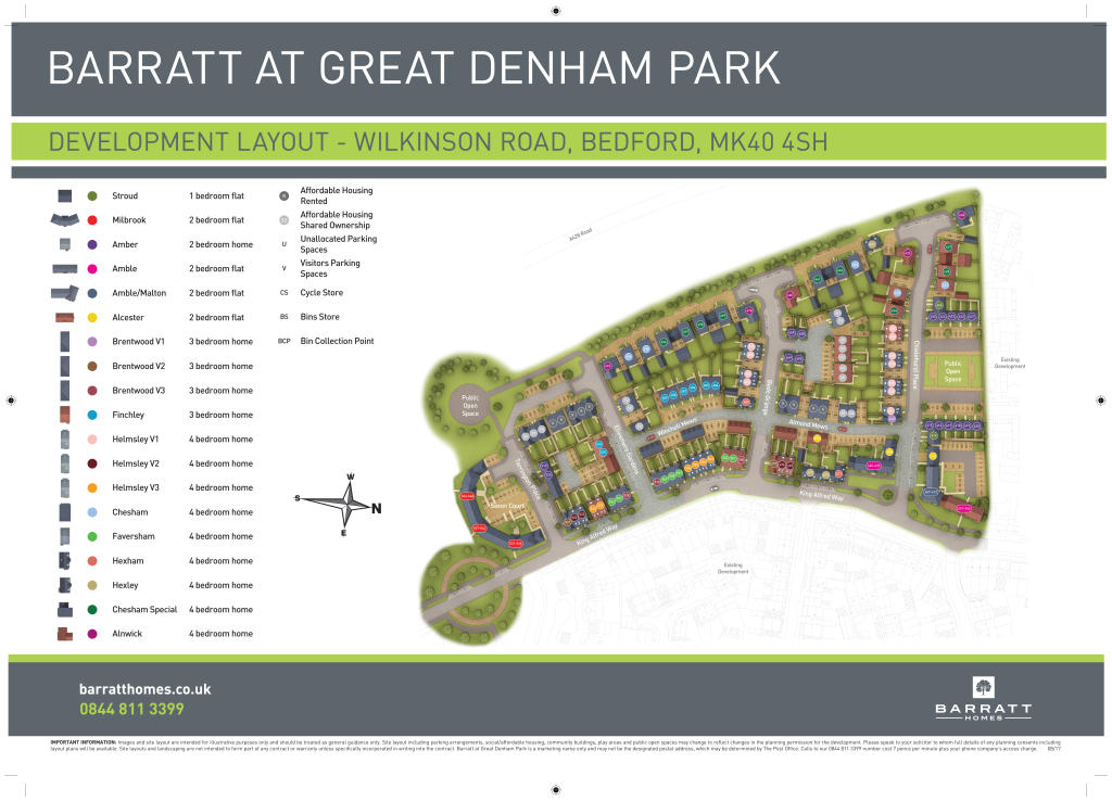 Great Denham Park New Homes Development by Barratt Homes