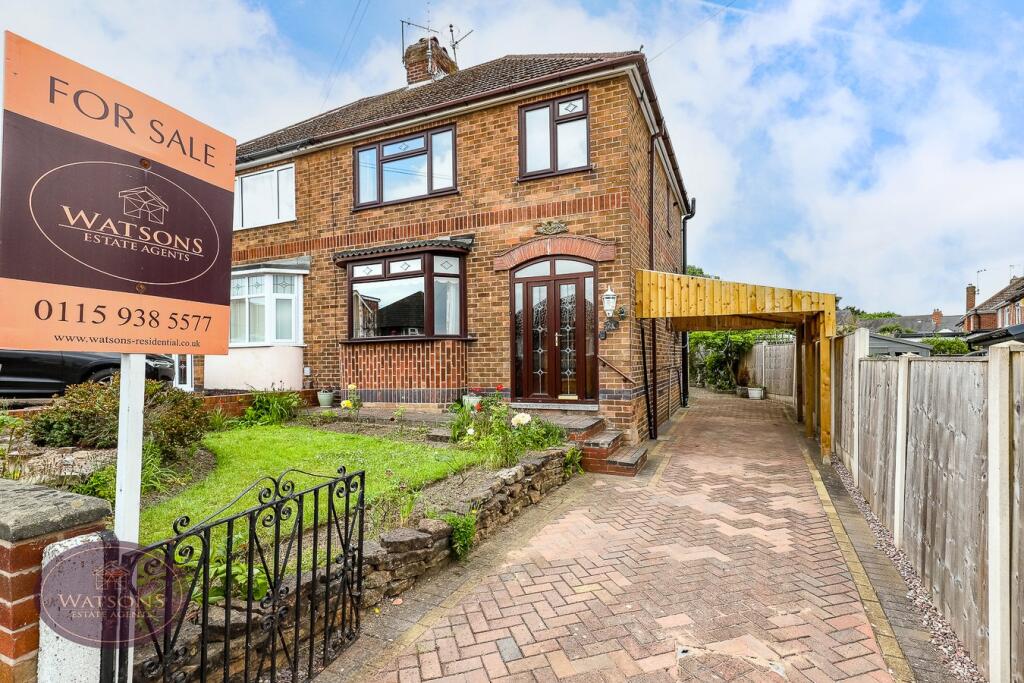 3 bedroom semi-detached house for sale in Beauvale Rise, Eastwood ...