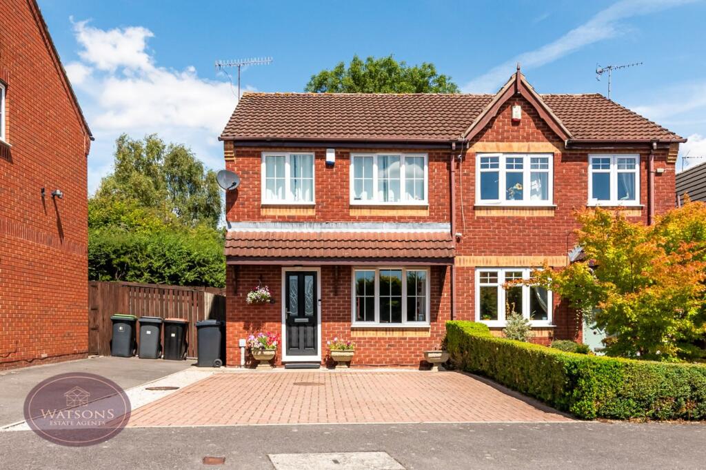 3 bedroom semi-detached house for sale in Sussex Close, Giltbrook ...