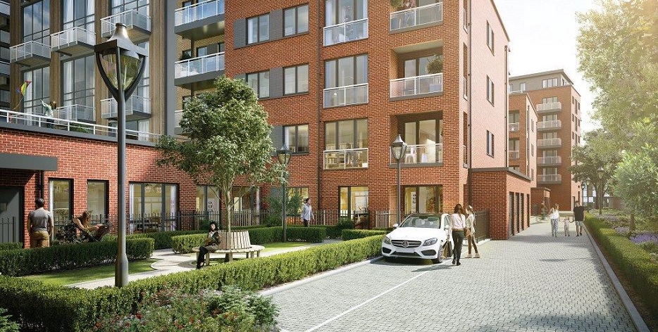 Acton Square New Homes Development by Bellway Homes (North London)
