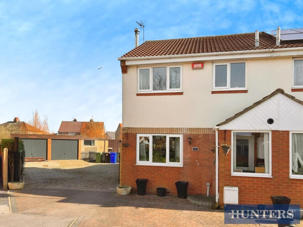3 bedroom semi-detached house for sale in Sheldrake Close, Filey, YO14 ...