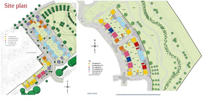 St Peters Place New Homes Development by Charles Church