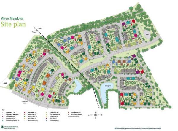 Contact Wyre Meadows New Homes Development by Persimmon Homes