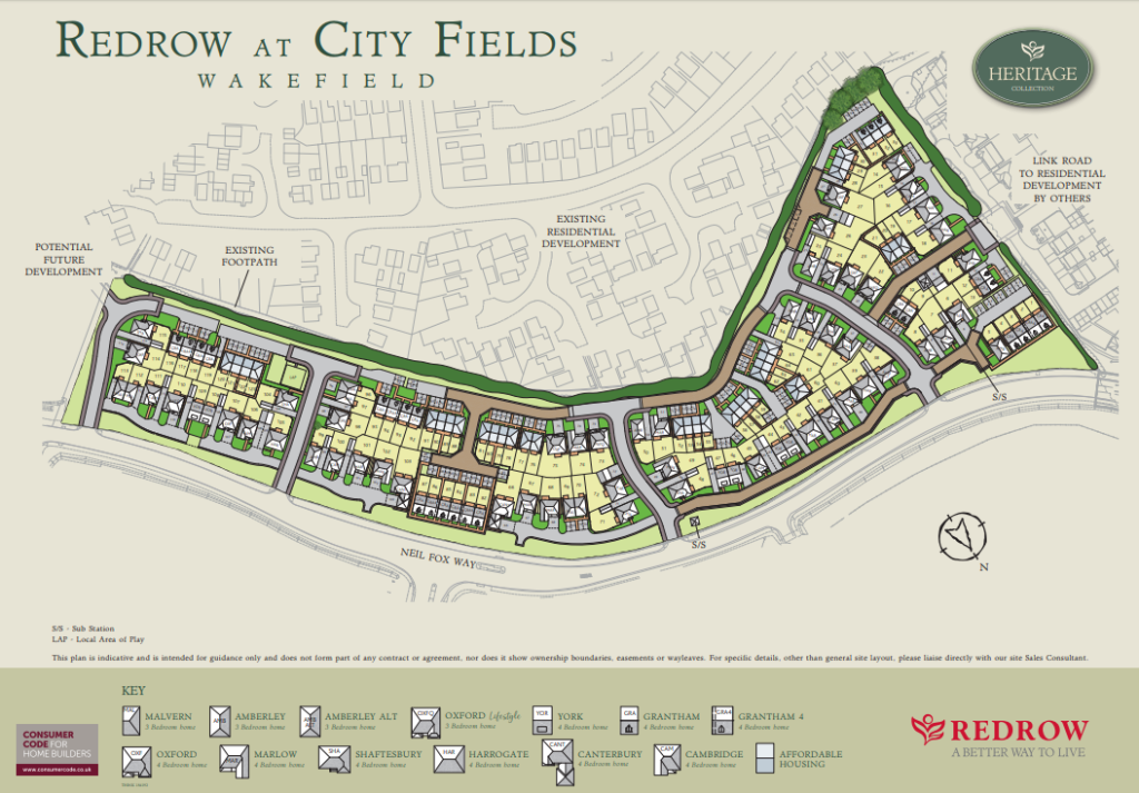 Contact City Fields New Homes Development by Redrow Homes