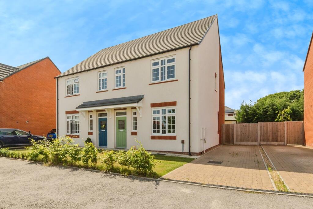 3 bedroom semi-detached house for sale in Fieldfare Way, Sandbach ...