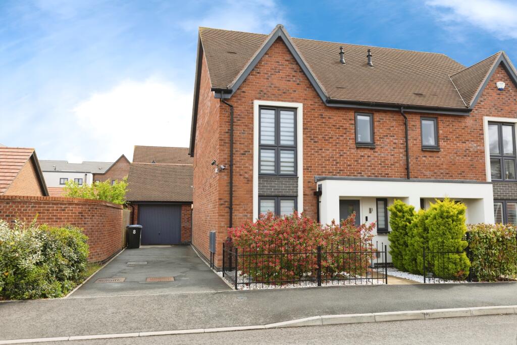 3 bedroom semi-detached house for sale in Shaughnessy Way, Rugby, CV23