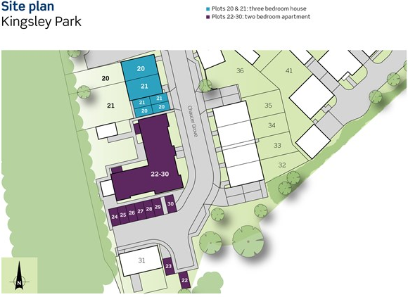 Kingsley Park New Homes Development by Sovereign Living