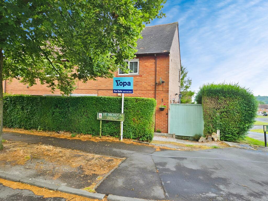 3 bedroom semi-detached house for sale in St. Nicholas Avenue, Norton ...