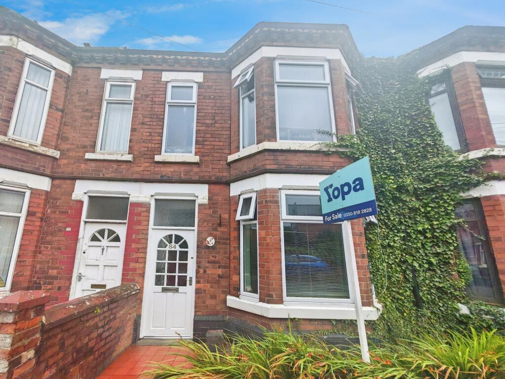 3 bedroom terraced house for sale in Queen Street, Crewe, CW1