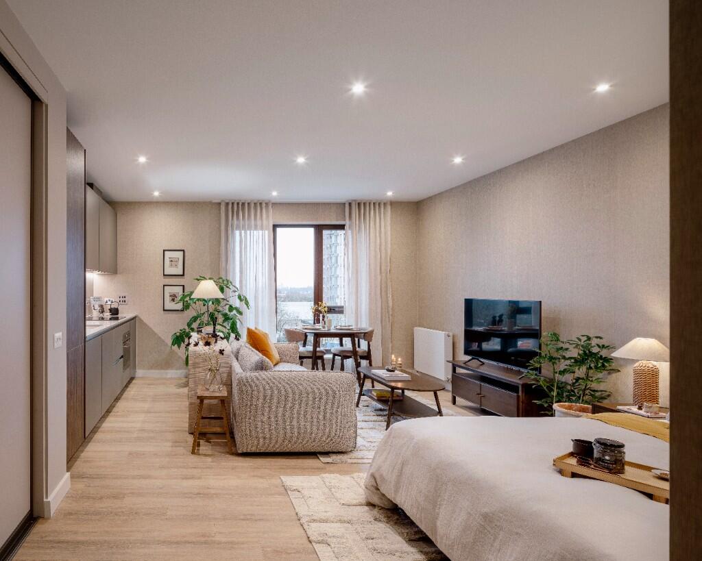 Studio flat for rent in The Glassworks, Greenford, Middlesex, UB6