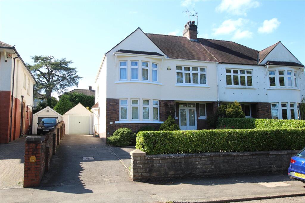 3 bedroom semi-detached house for sale in Lake Road West, Roath Park ...