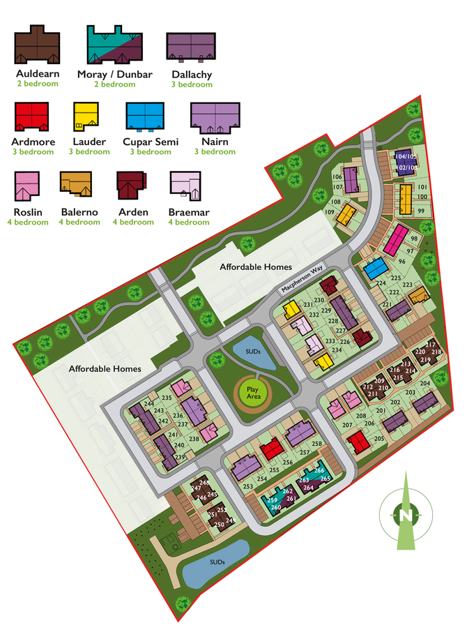 Contact Ardersier New Homes Development by Springfield - North Scotland