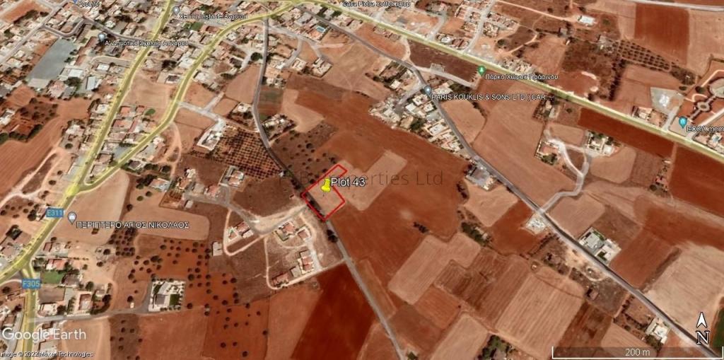 Plot for sale in Famagusta, Avgorou, Cyprus