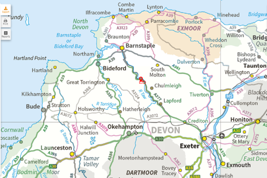 Land for sale in Pool Lane, Burrington, Umberleigh, Devon, EX37 9JT, EX37