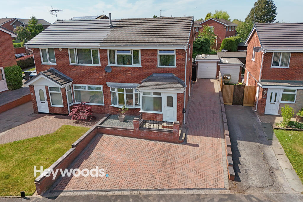 3 bedroom semi-detached house for sale in Stephens Way, Bignall End ...