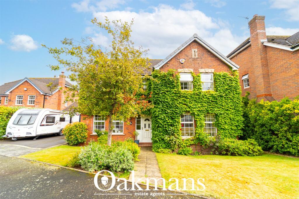 4 bedroom detached house for sale in Doveridge Close, Solihull, West ...