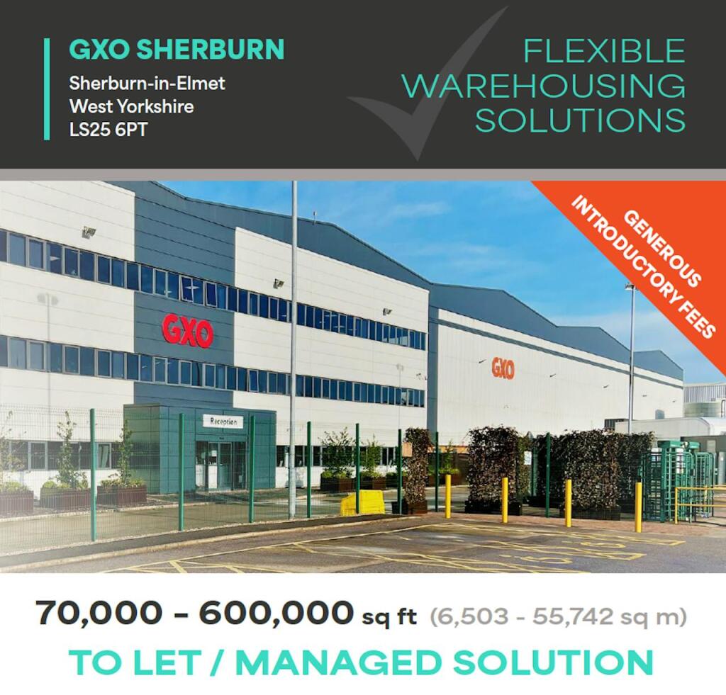 Warehouse to lease in GXO Sherburn, Sherburn-in-Elmet, Sherburn-in ...