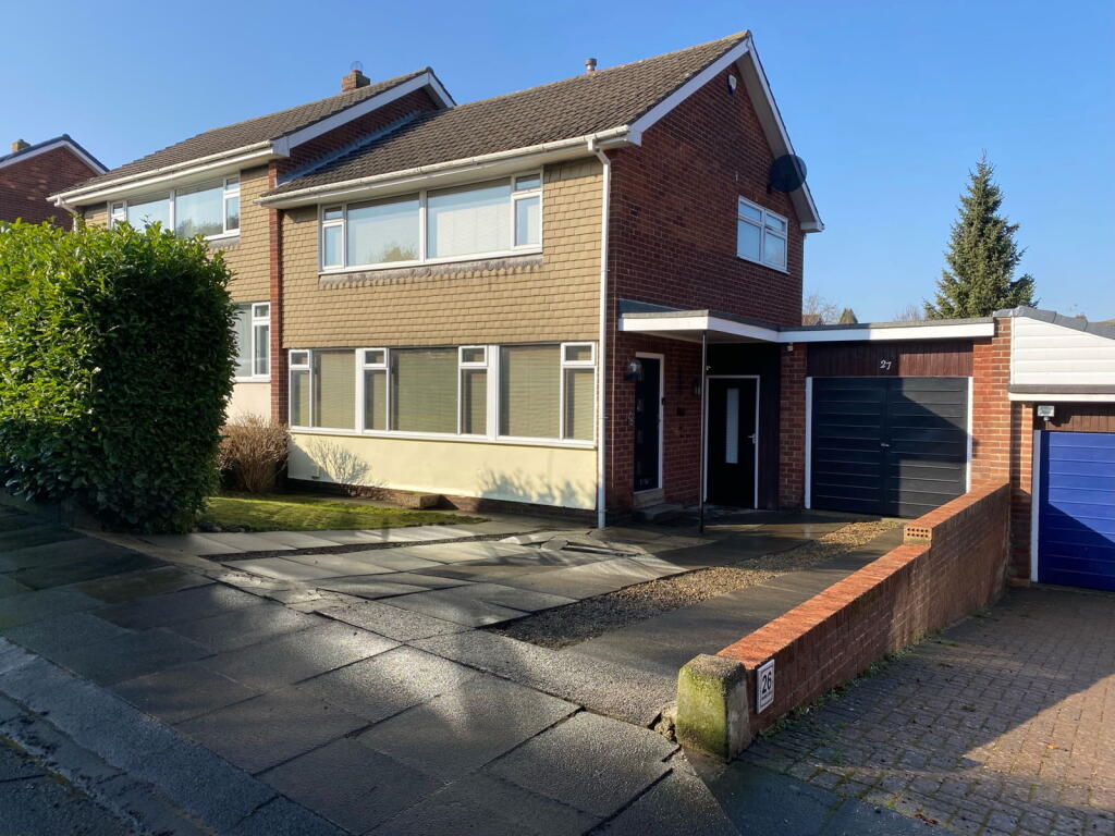 3 bedroom semi-detached house for sale in Grange Drive, Ryton, NE40 3LF ...