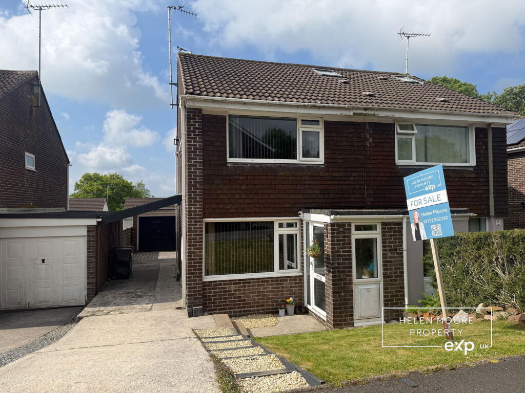 2 bedroom semi-detached house for sale in Savery Close, Ivybridge ...