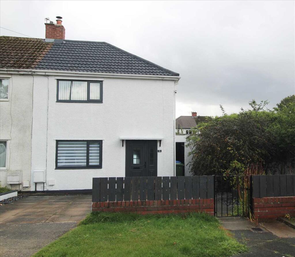 2 bedroom semi-detached house for sale in Chipchase Avenue, Mayfield ...