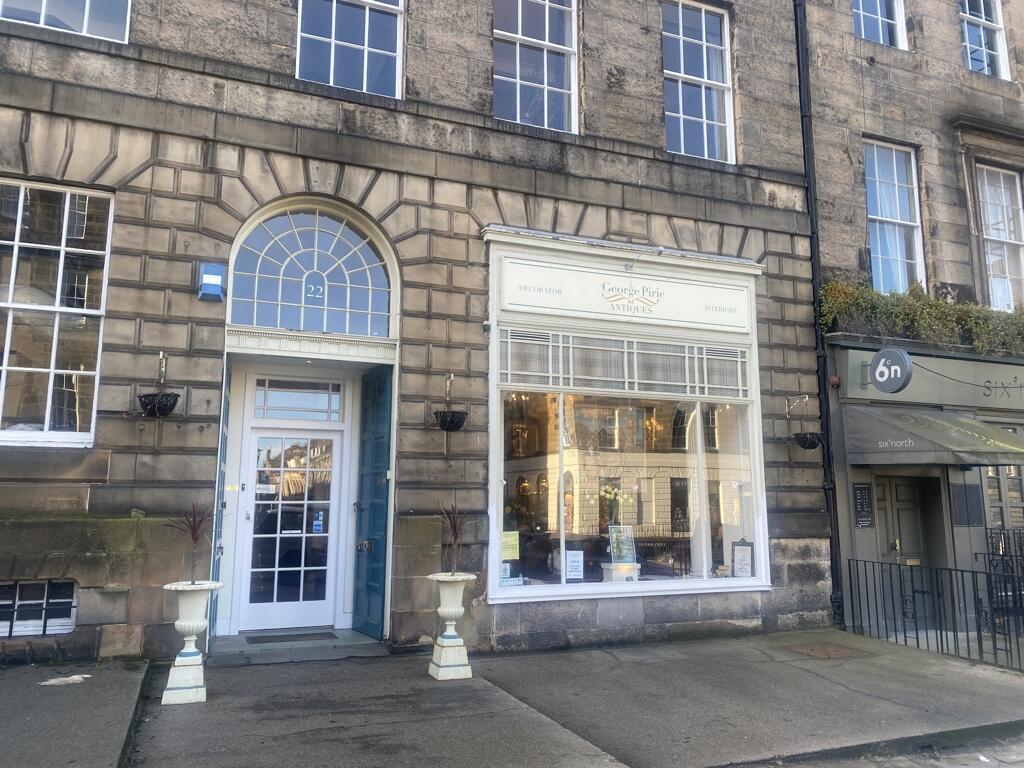 High street retail property for sale in 22 Howe Street, New Town ...