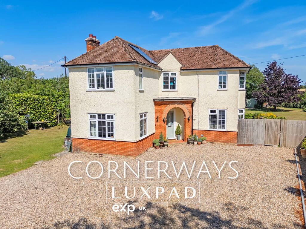 4 bedroom detached house for sale in Cornerways, Slough Farm Lane, Nr ...