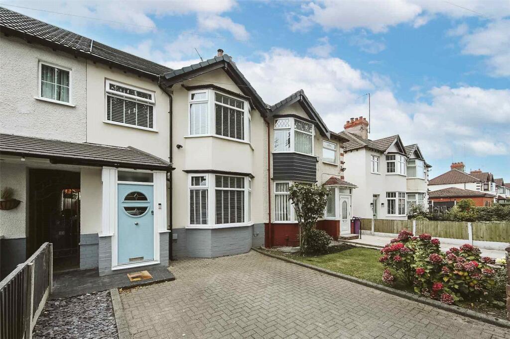 3 bedroom terraced house for sale in Vale Road, Woolton, Liverpool ...