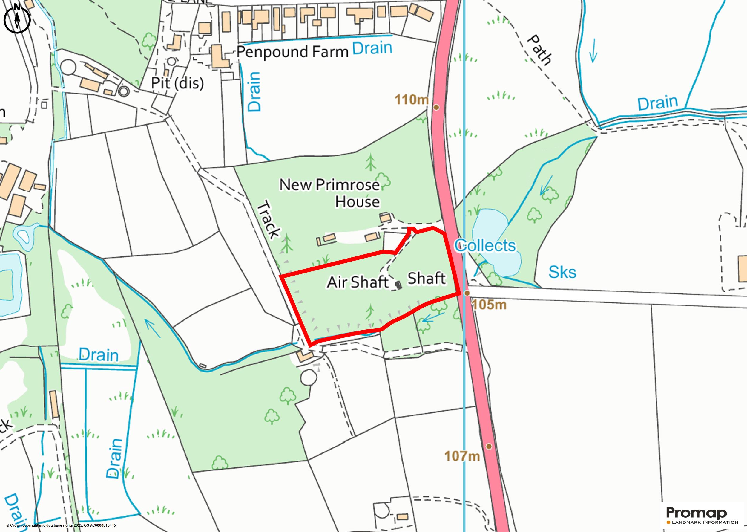Land for sale in Approximately 2.82 acres of woodland, Neath Road, Rhos ...
