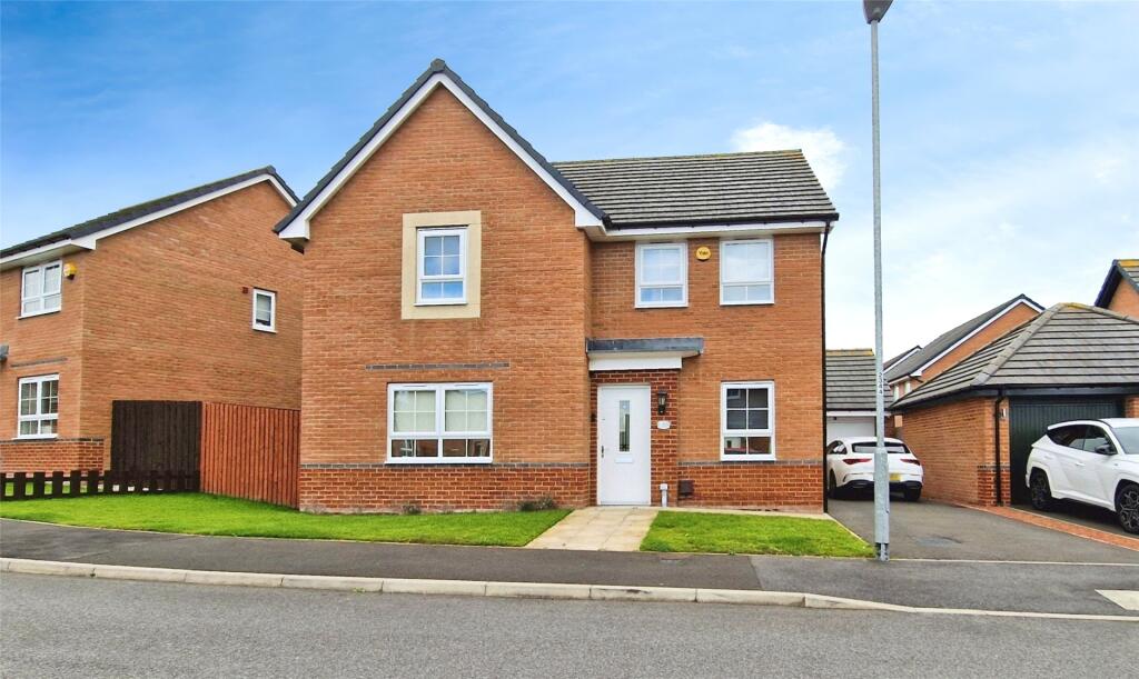 4 bedroom detached house for sale in Abbotts Way, Consett, County ...