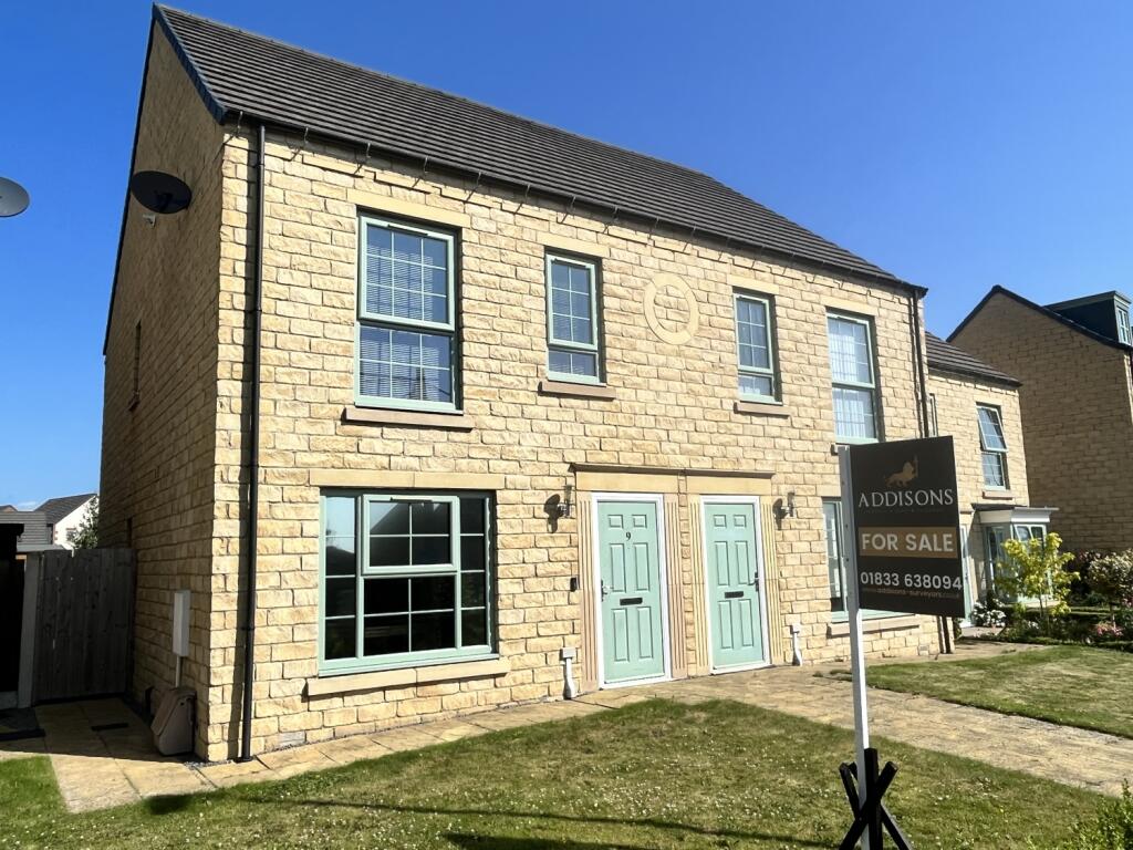 3 bedroom semi-detached house for sale in 9 Grassholme Way, Startforth ...