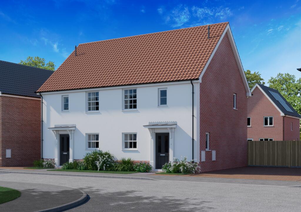 2 bedroom semi-detached house for sale in Bure Gardens, Coltishall ...