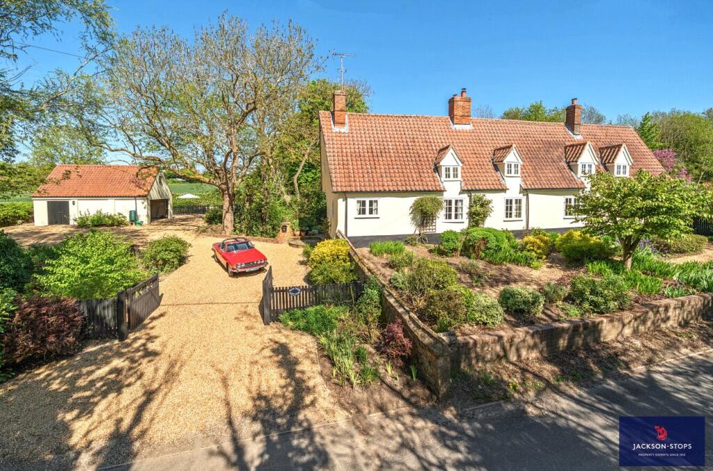 4 bedroom detached house for sale in The Street, Lidgate, Newmarket ...