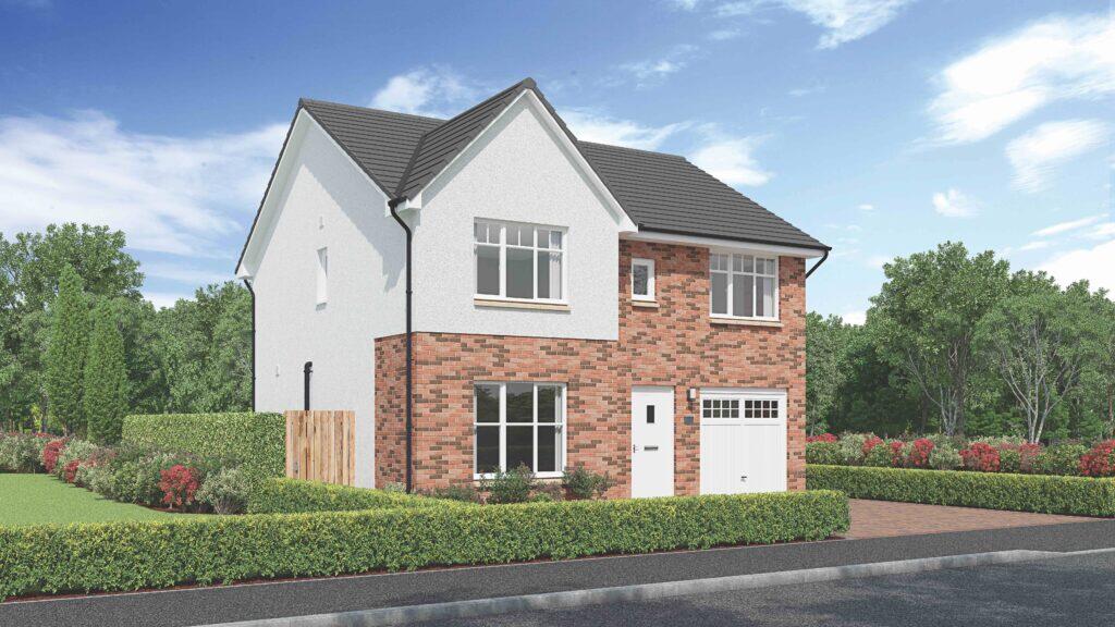 4 bedroom detached villa for sale in The Farnham, Dargavel Village ...