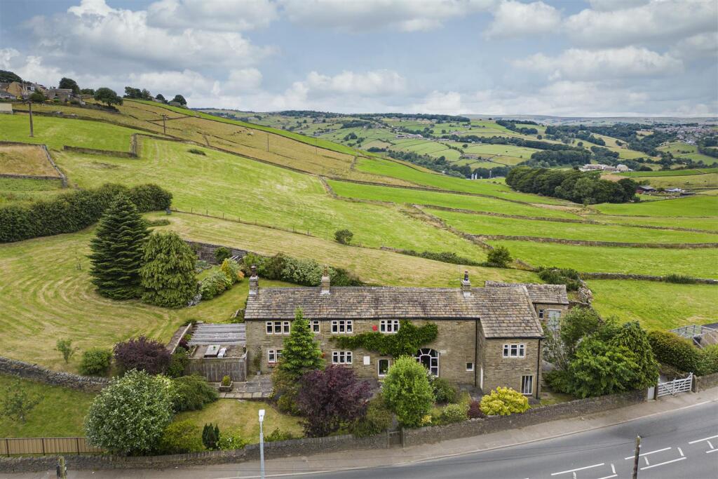 4 bedroom detached house for sale in New Laithe Farm, Stainland Road, Sowood, Halifax, HX4