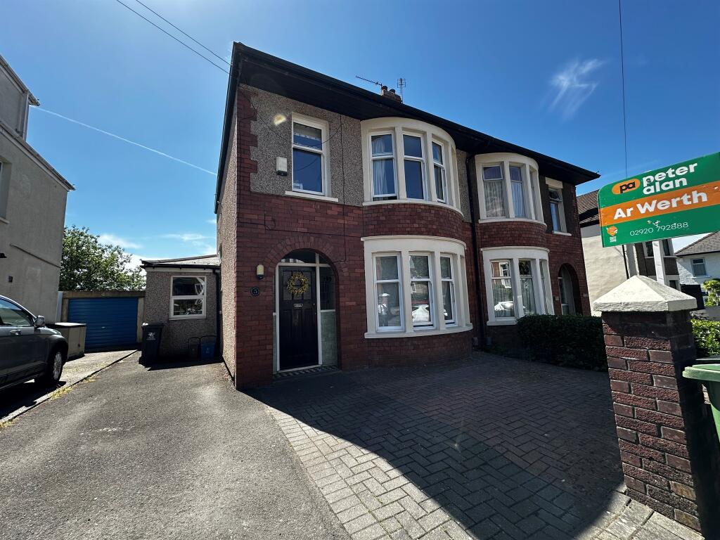3 bedroom semi-detached house for sale in Castle Crescent, Rumney ...