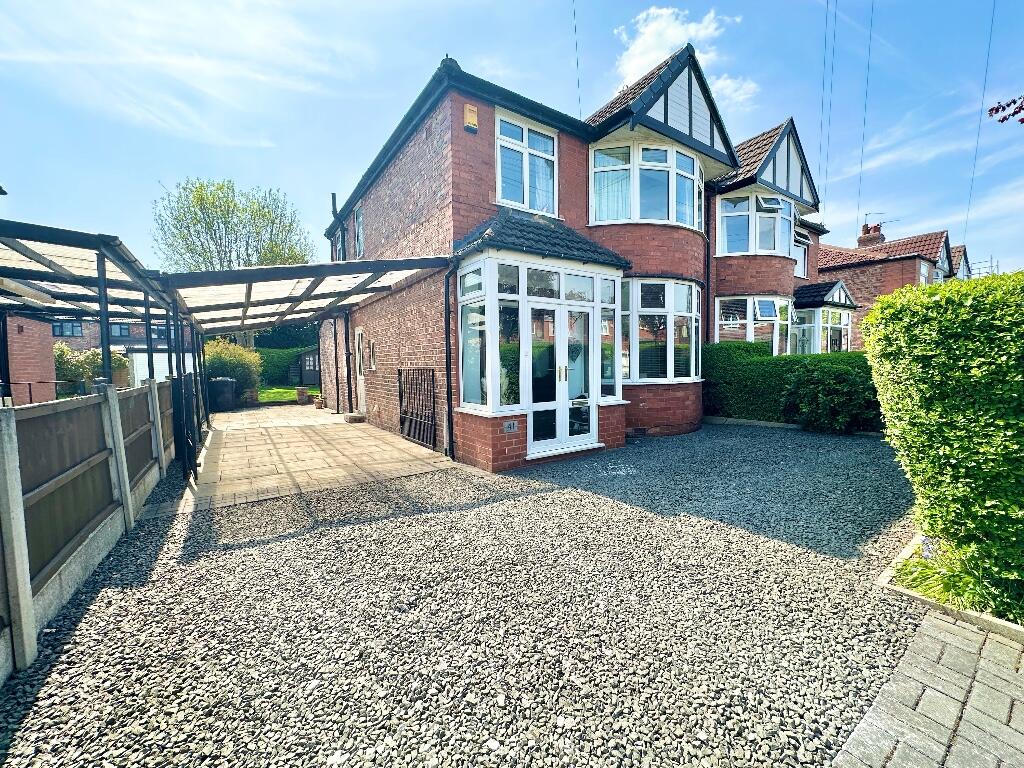 3 bedroom semi-detached house for sale in Chestnut Drive, Sale, Greater ...