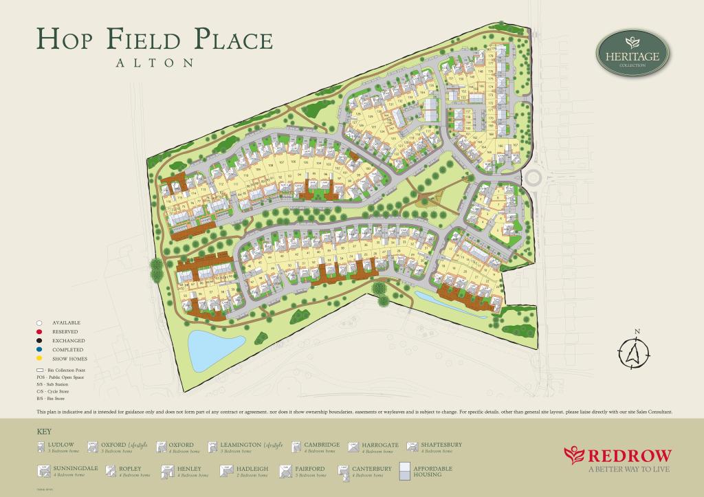 Contact Hop Field Place New Homes Development by Redrow Homes (Southern ...
