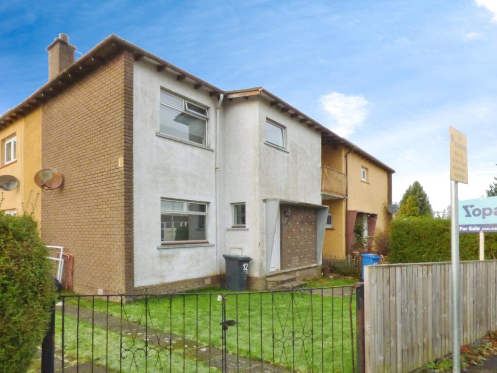 2 bedroom end of terrace house for sale in Stuart Road, Glenrothes, KY7