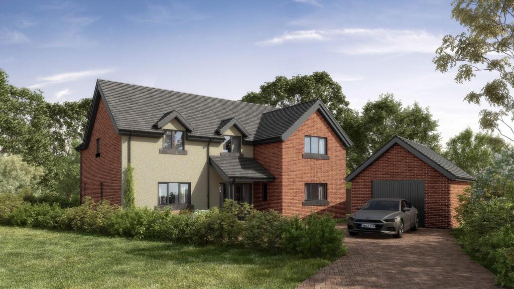 4 bedroom detached house for sale in Ty Bedw, Maes Y Rhiw, Berriew ...