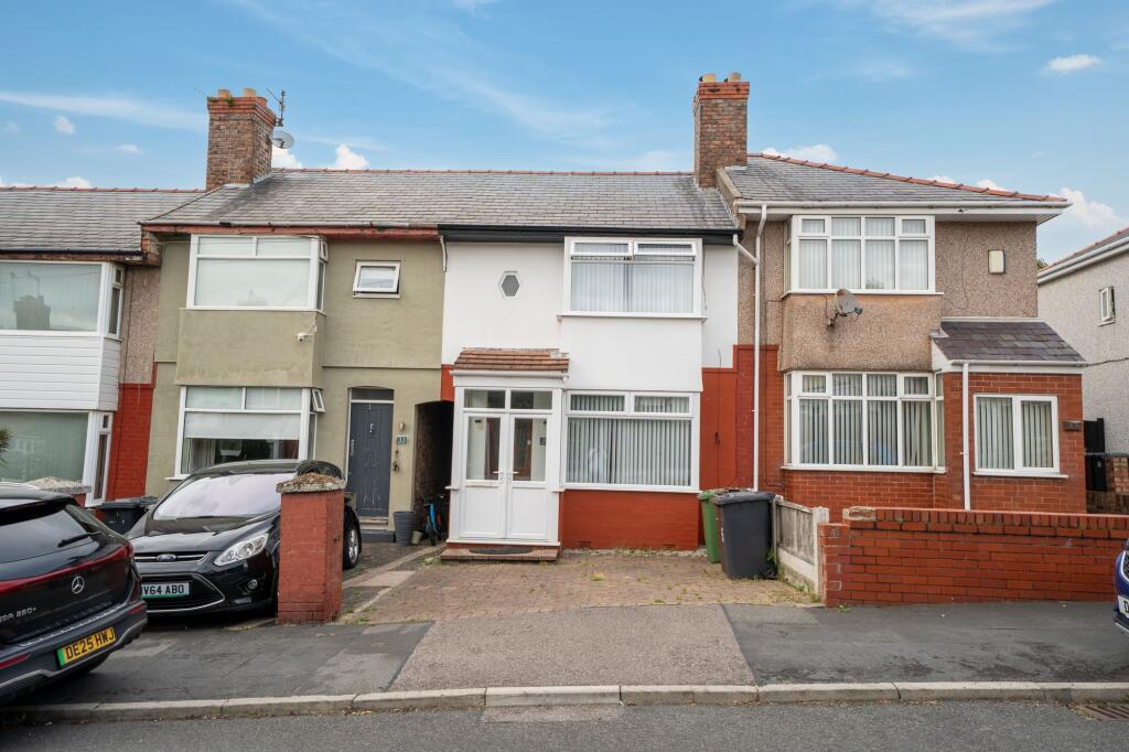3 bedroom terraced house for sale in Brendon Avenue, Liverpool, L21