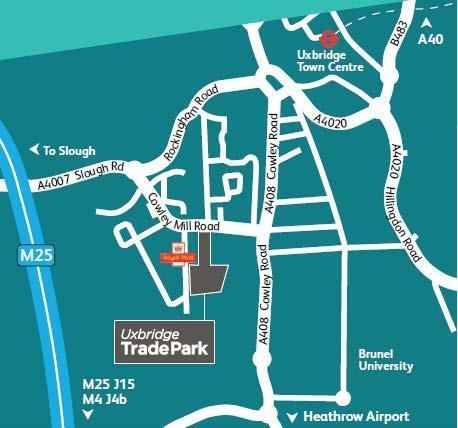 Industrial park to lease in Unit 19 Uxbridge Trade Park, Cowley Mill ...