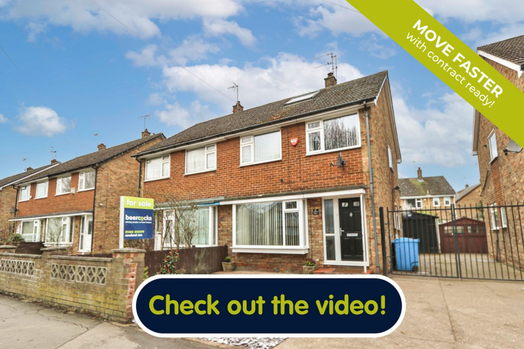 3 bedroom semi-detached house for sale in Hall Road, Hull, HU6 8QW, HU6