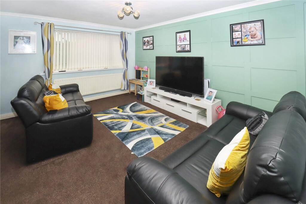 3 bedroom terraced house for sale in Axminster Close, Cramlington ...
