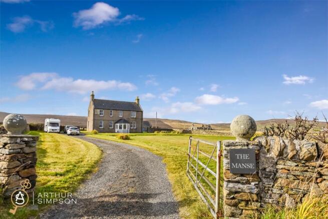 4 bedroom detached house for sale in The Manse, Baltasound, Unst ...