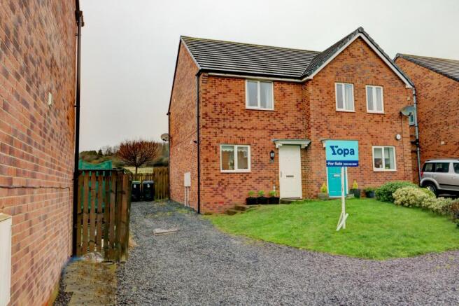 2 Bedroom Semi Detached House For Sale In Croft Close Stanley Dh9