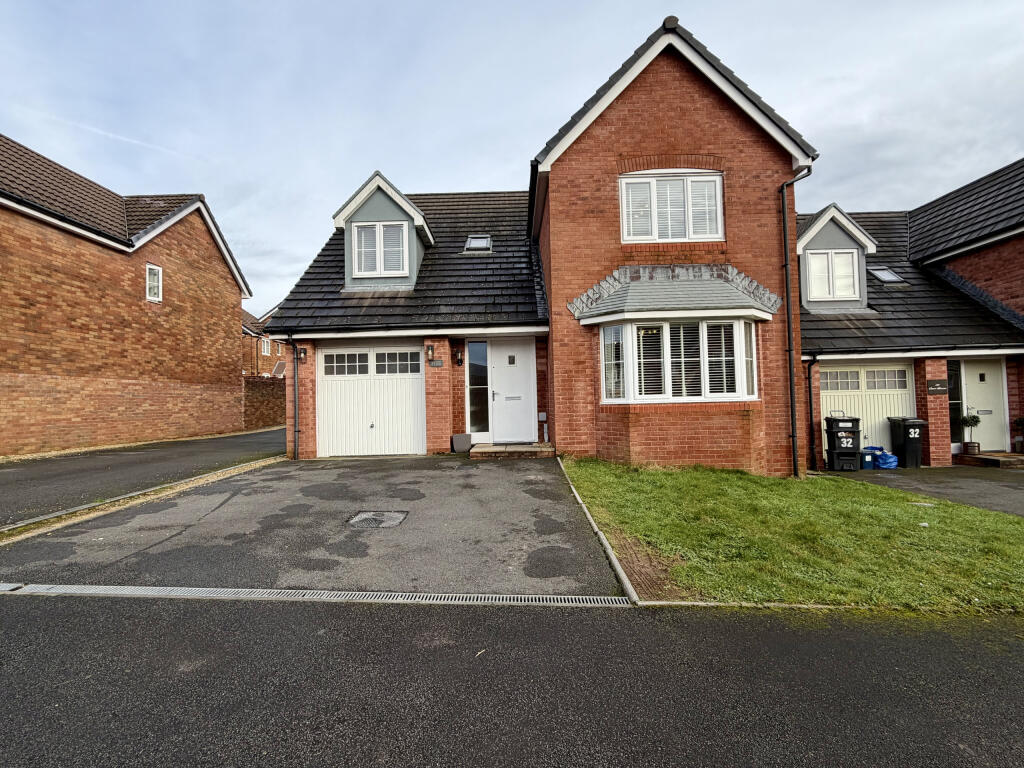 Detached house for sale in Cwrt Bevan, Merthyr Tydfil, CF47 0AQ, CF47